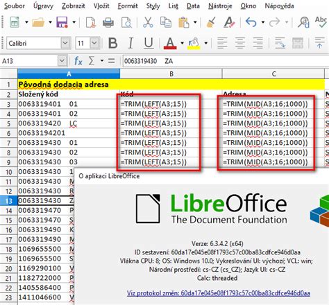 Libreoffice Calc Shows Formulas In The Cell Instead Of Results Stack