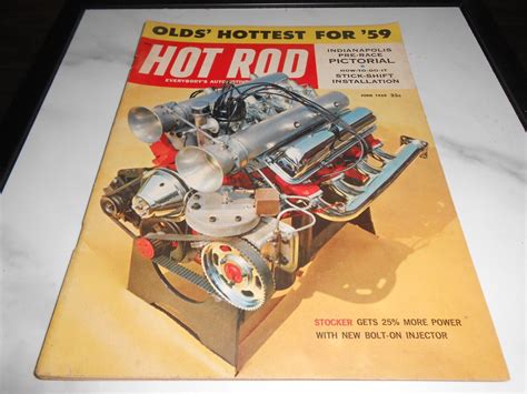 Hot Rod June 1959 Indy Pre Race Pictorial Hot Oldsmobile Dry Lakes