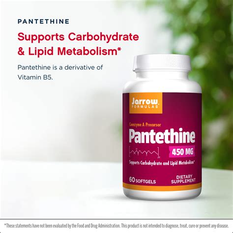Jarrow Formulas Pantethine 45 B0013OXA4K Encarguelo