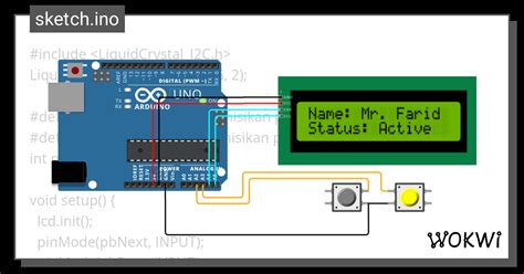 PKM 1 2 Dasar Pemrograman Arduino Perulangan Copy Wokwi ESP32 STM32
