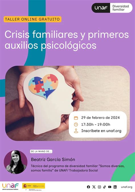 Crisis familiares y primeros auxilios psicológicos UNAF