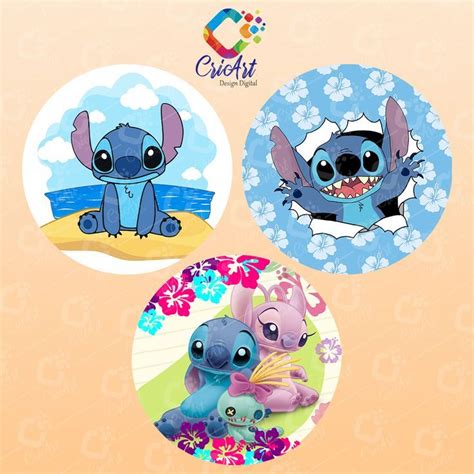 Pin De CriArt Design Digital Em LILO E STITCH Painel Para Festa Festa