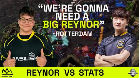 Reynor Vs Stats Wtl Winter Round 11 Starcraft 2 Youtube