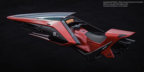 Hover Bike 3d Model Cgtrader