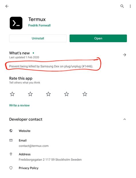 Termux App Update 01 Feb 2020 Termux Wont Be Killed If You Plug