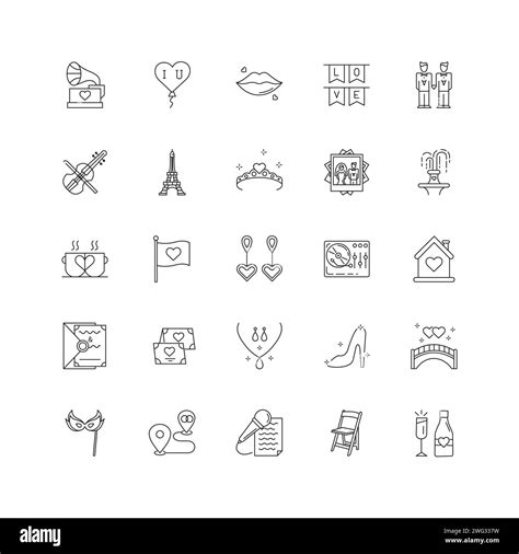 Wedding Cake Vector Icon Series Stock Vector Image And Art Alamy