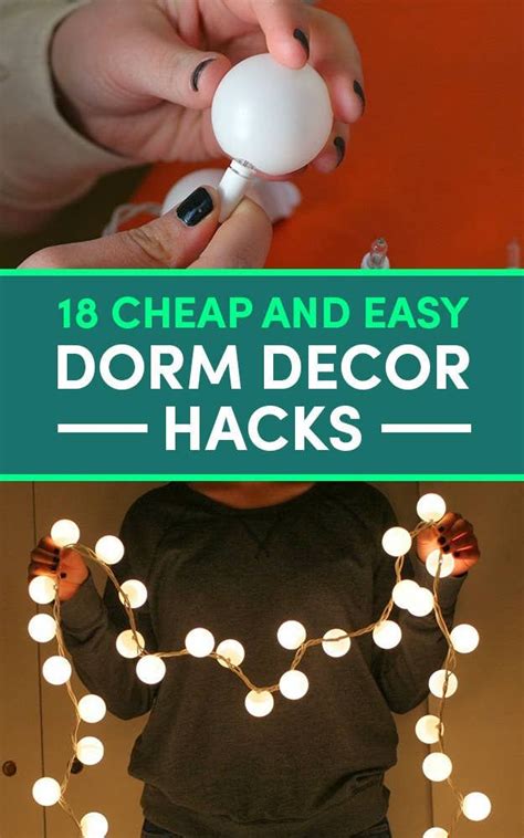18 Surprisingly Useful Dorm Decorating Hacks Dorm Decorations