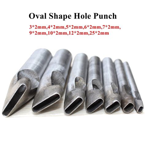 1pc 2x3 25mm Oval Shape Hole Punch Cutter Set Belt Vicedeal