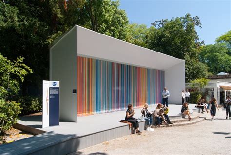 Giardini Colourfall By Ian Davenport Swatch Pavilion At The Venice
