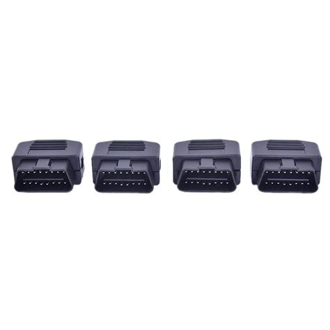 Obd2 L Type 16 Pin Sockets Connector Plug With She Vicedeal