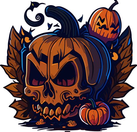 Jack O Lantern Halloween Pumpkin 27509605 Png