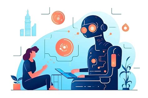 Premium Photo Ai Chat Bot Communicate And Answer Question To Business