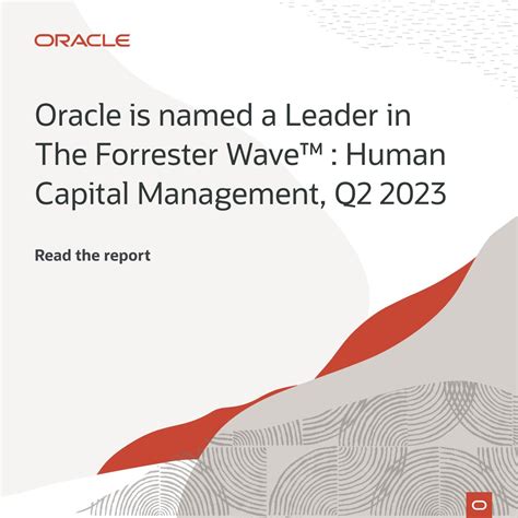 Oracle Cloud Hcm On Linkedin Forrester Reprint