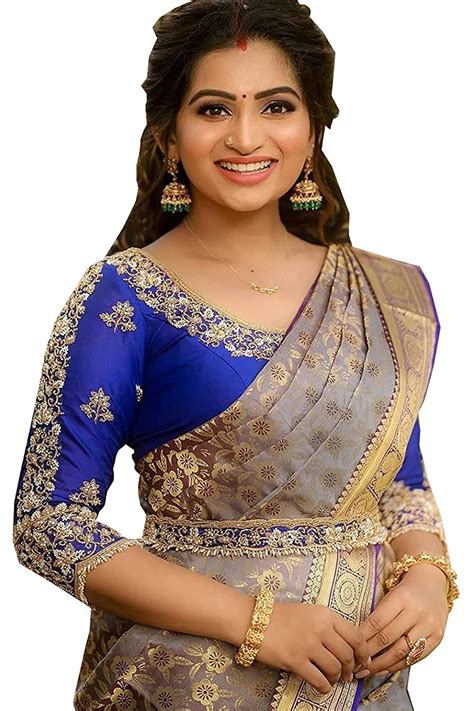 Buy Varkala Silk Palace Women S Shubh Kanchi Pattu Kanchipuram Silk Saree With Blouse Piece