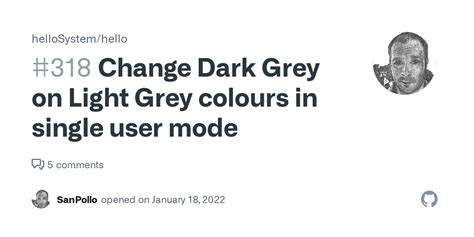 Change Dark Grey On Light Grey Colours In Single User Mode Issue