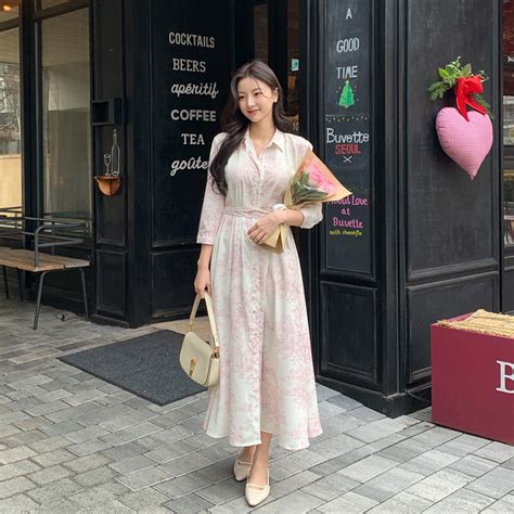 아뜨랑스 링클프리브랜드퀄리티 💣빅 할인 아뜨데이 특가 🚚당일발송 주문폭주 쉬즈 플라워 스트랩 카라 롱 인생샷원피스 휴양지롱원피스 원피스 Op15661 벚꽃룩