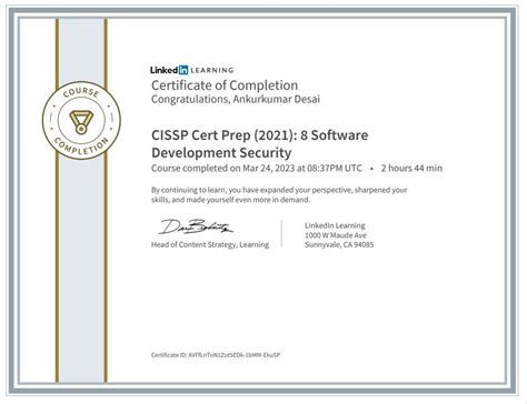 Ankurkumar Desai Cbcp Cissp Cc Togaf On Linkedin Cissp Cert Prep 2021 8 Software