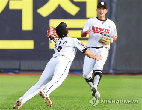 타구 놓친 심우준 연합뉴스