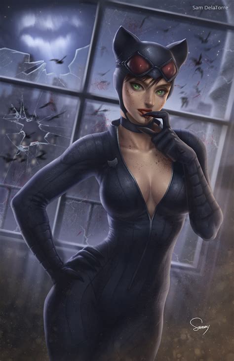 Catwoman And Selina Kyle Dc Comics And More Drawn By Sam Delatore Danbooru