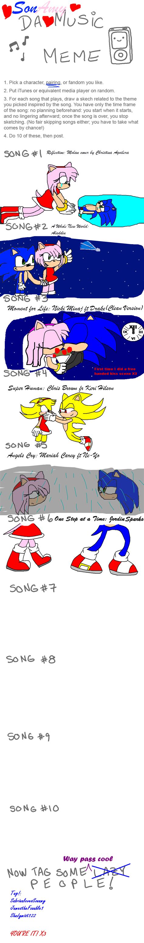 Sonamy Song Meme Wip Sonamy Fan Art 34824111 Fanpop