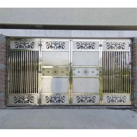 Modern Rectangle Mild Steel Main Gate For Home At 1500 Sq Ft In