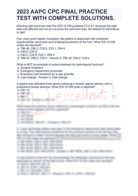 Solution 20230215000156 3ec20f45c584 2023 Aapc Cpc Final Practice Test With Complete Solutions