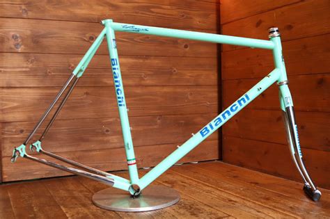 ビアンキ Bianchi コロンバス ジーニアス Columbus Genius 58 ヴィンテージ クロモリ ロードバイク フレームセット