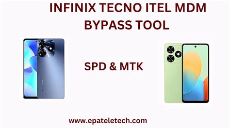 ALL INFINIX ITEL TECNO MTK SPD LATEST MDM BYPASS YouTube
