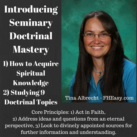 Free Fheasy Lesson Seminary And Doctrinal Mastery Scriptures Fheasy