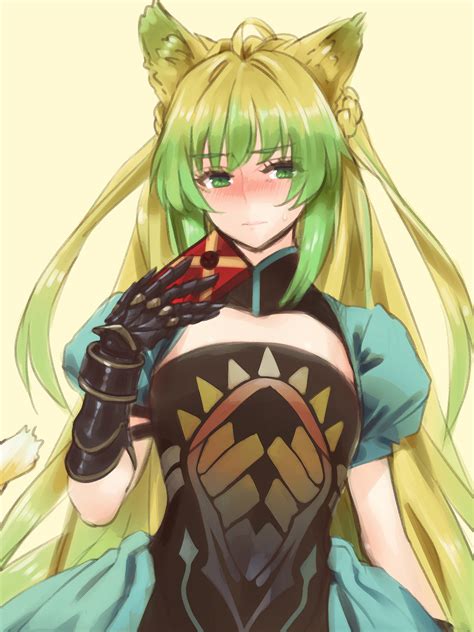Safebooru 1girl Ahoge Animal Ears Atalanta Fate Blonde Hair Blush