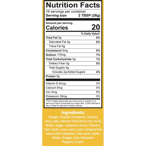 Lolas Mango Salsa Sweet And Spicy Flavor Fine Sauces Lolas Fine Sauces