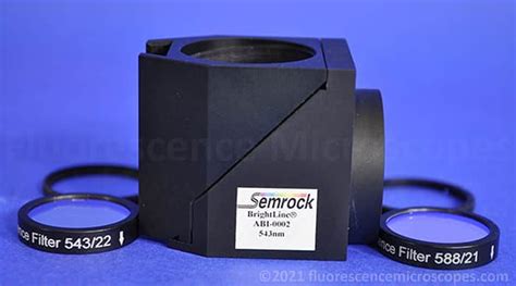 Semrock Brightline 543nm Tritc Cy3 Fluorescence Filter Cube Olympus Microscope