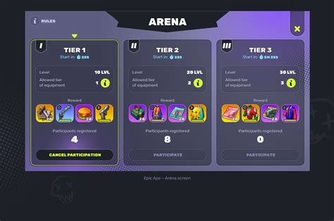 Mobile Game Ui Design Epic Ape On Behance