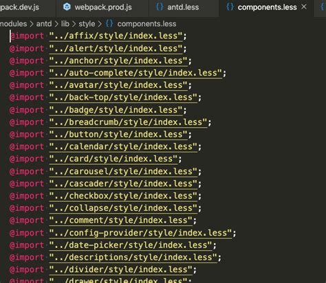 打包之后antdless体积过大 · Issue 20322 · Ant Designant Design · Github