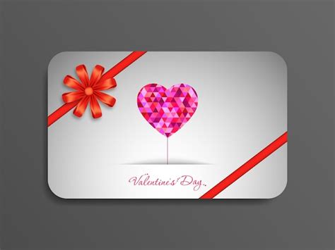 아름다운 서예와 발렌타인 데이의 그림 프리미엄 벡터