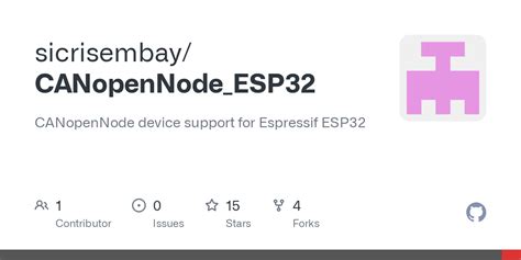 Github Sicrisembay Canopennode Esp Canopennode Device Support For Espressif Esp