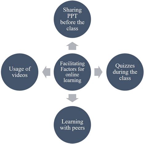 Schematic Representation Of Facilitating Factors For Online Learning Download Scientific Diagram
