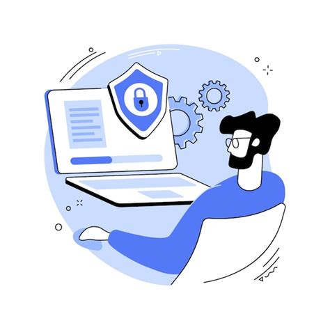 Premium Vector Antivirus Software Isolated Cartoon Vector Illustrations