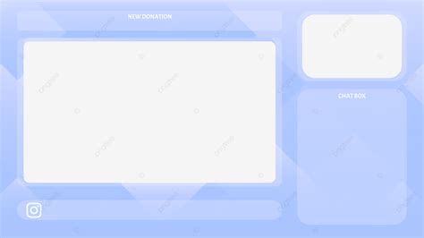 Stream Overlay Blue Background Free Vector Stream Pack Stream Overlay Streaming Png And