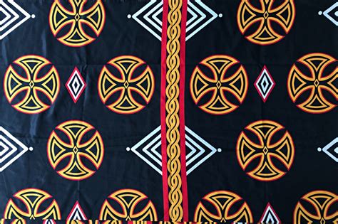 Satin Silk Toghu Bamenda African Print Fabric Afrilege