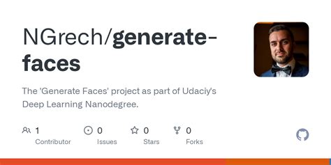 Github Ngrech Generate Faces The Generate Faces Project As Part Of