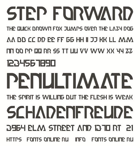 Step Forward Font