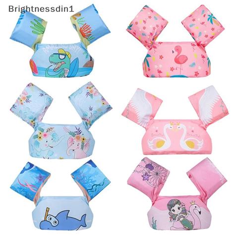 [brightnessdin] เสื้อชูชีพการ์ตูนสำหรับเด็ก ว่ายน้ำในสระ ขนาด 2 7t Bq Shopee Thailand