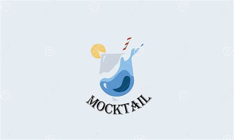 Mocktail Logovector Logo Designcommercial Logococktail And Drinks