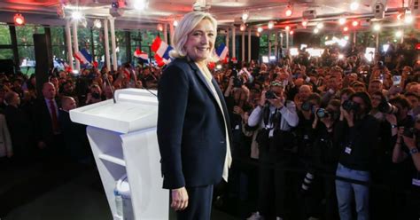 Marine Le Pen Voit Dans Son Score Une éclatante Victoire