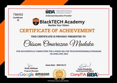 Chisom Maduka On Linkedin Sql Powerbi Blackteck Careerdevelopment