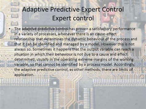 Control Systems And Adaptive Process Regulators And Communication