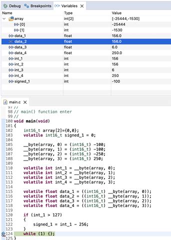 TMS F Byte Intrinsic Signed Bit Numbers C Microcontrollers Forum C