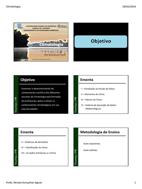 Climatologia Aula 1 Download Free Pdf Meteorologia Terra