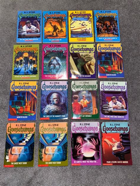Goosebumps Books By R L Stine Etsy